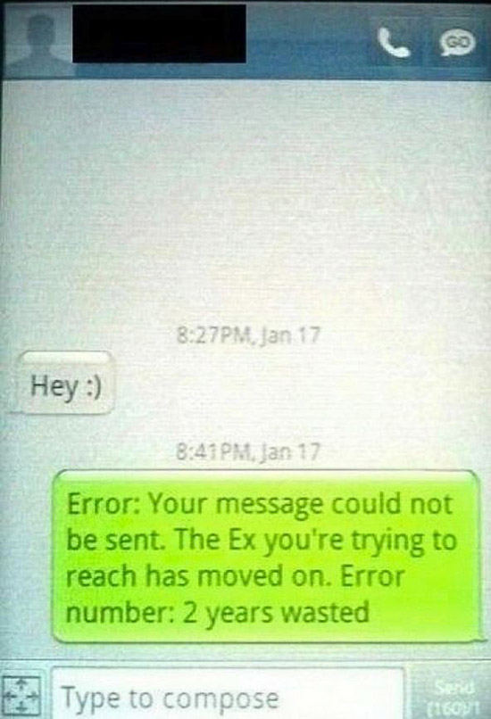 32 Funniest Breakup Texts Comebacks And Ex Trolling Team Jimmy Joe