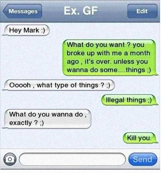 32 Funniest Breakup Texts Comebacks And Ex Trolling Team Jimmy Joe