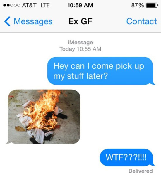 32 Funniest Breakup Texts Comebacks And Ex Trolling Team Jimmy Joe