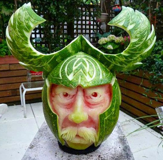 Rotten Watermelons With Faces