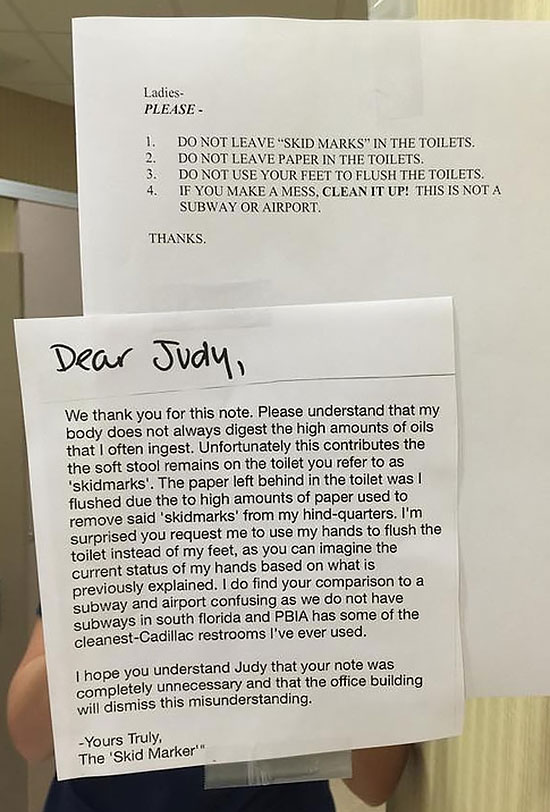 29 Funny Office Notes From Passive Aggressive Coworkers | Team Jimmy Joe