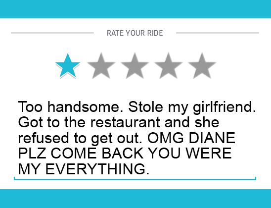 Funny One Star Uber Driver Reviews That'll Bust Your Gut | Team Jimmy Joe
